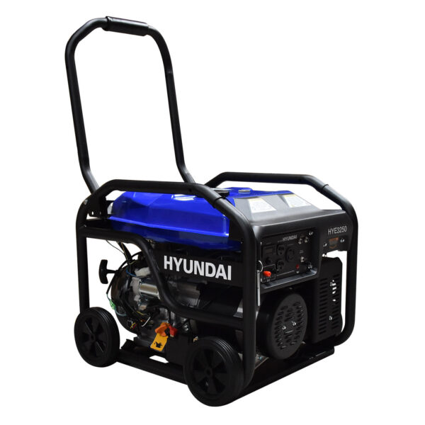 GENERADOR PROFESIONAL HYUNDAI 3250W C/MOTOR 7 HP 110V/220V - HYE3250 ...