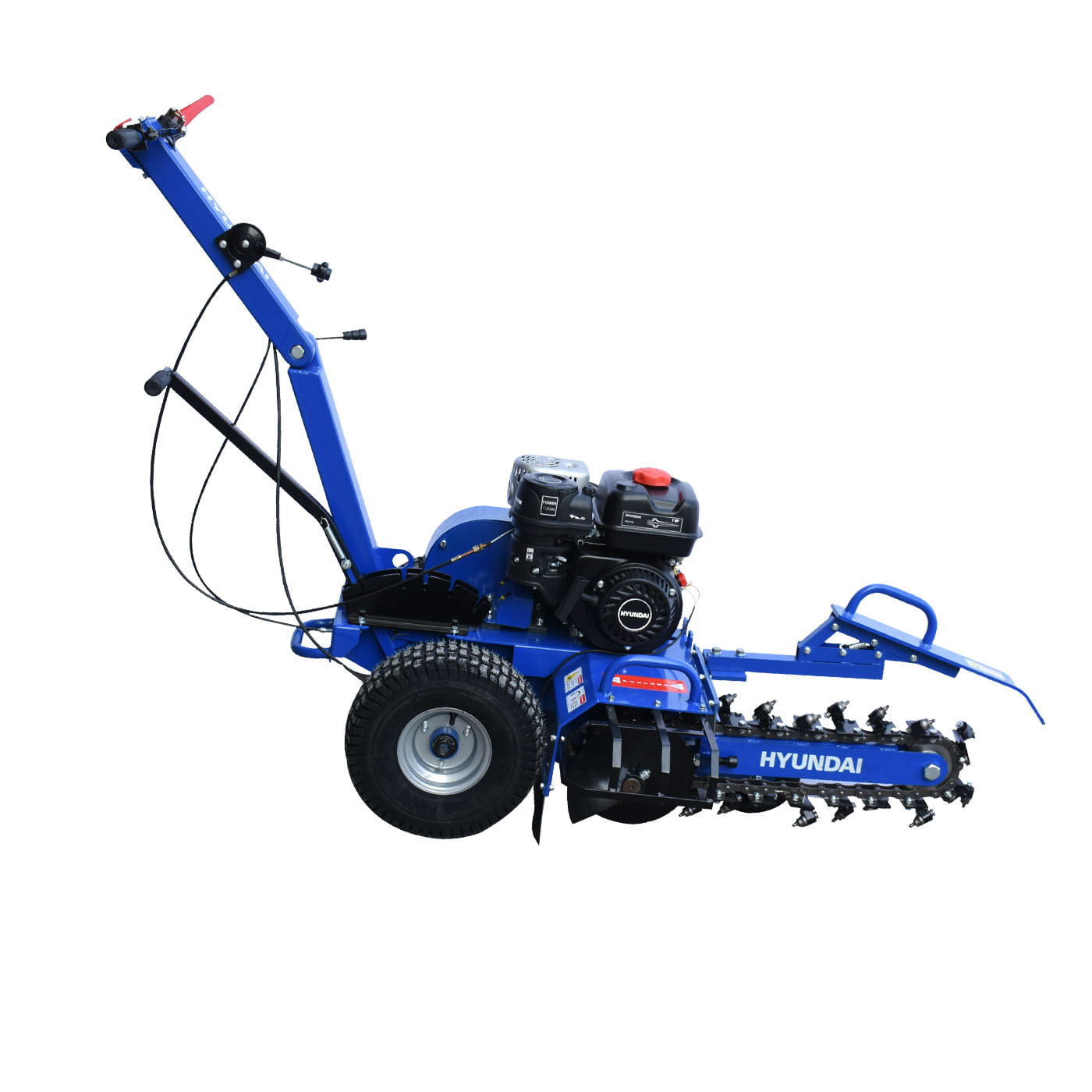 ZANJADORA PROFESIONAL HYUNDAI C/MOTOR 7 HP - HYTR70XT - Hyundai Power